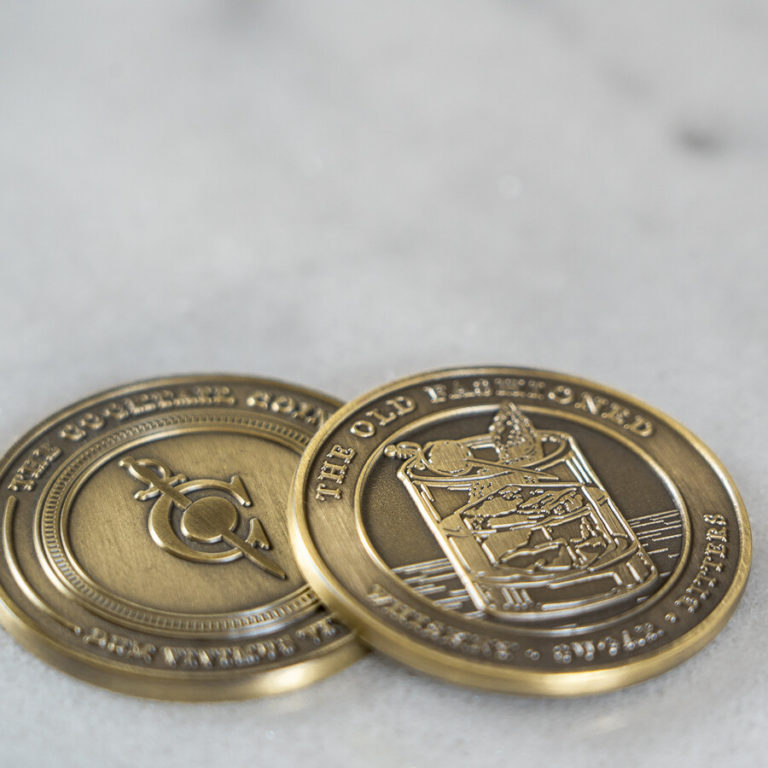 The Old Fashioned Cocktail Coin – The Humble Garnish